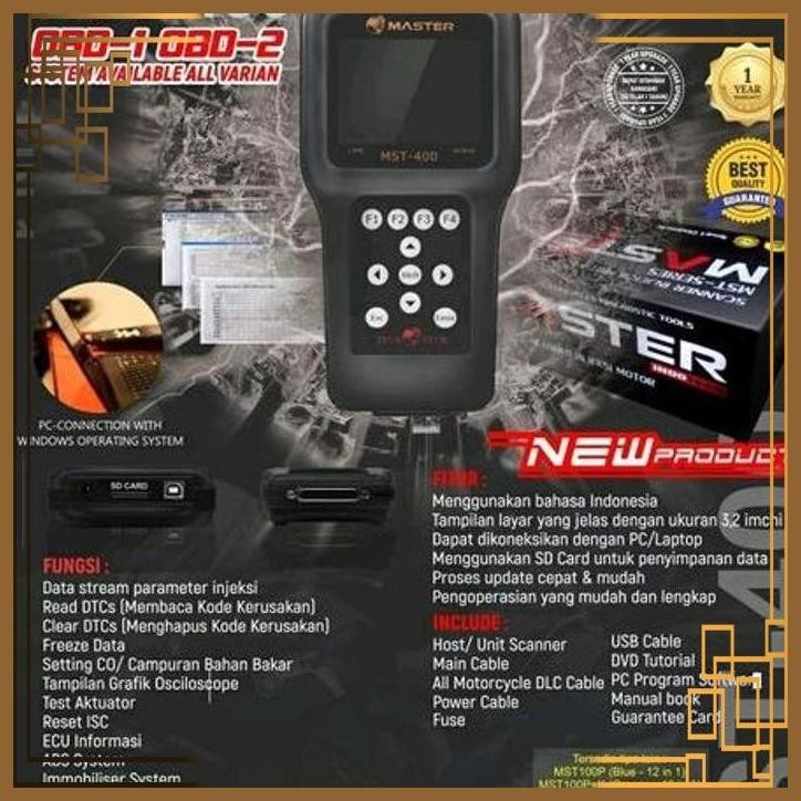 Jual [PJBL] SCANER MST 400 SCANER HONDA DAN SCANER YAMAHA SCANNER ALAT ...