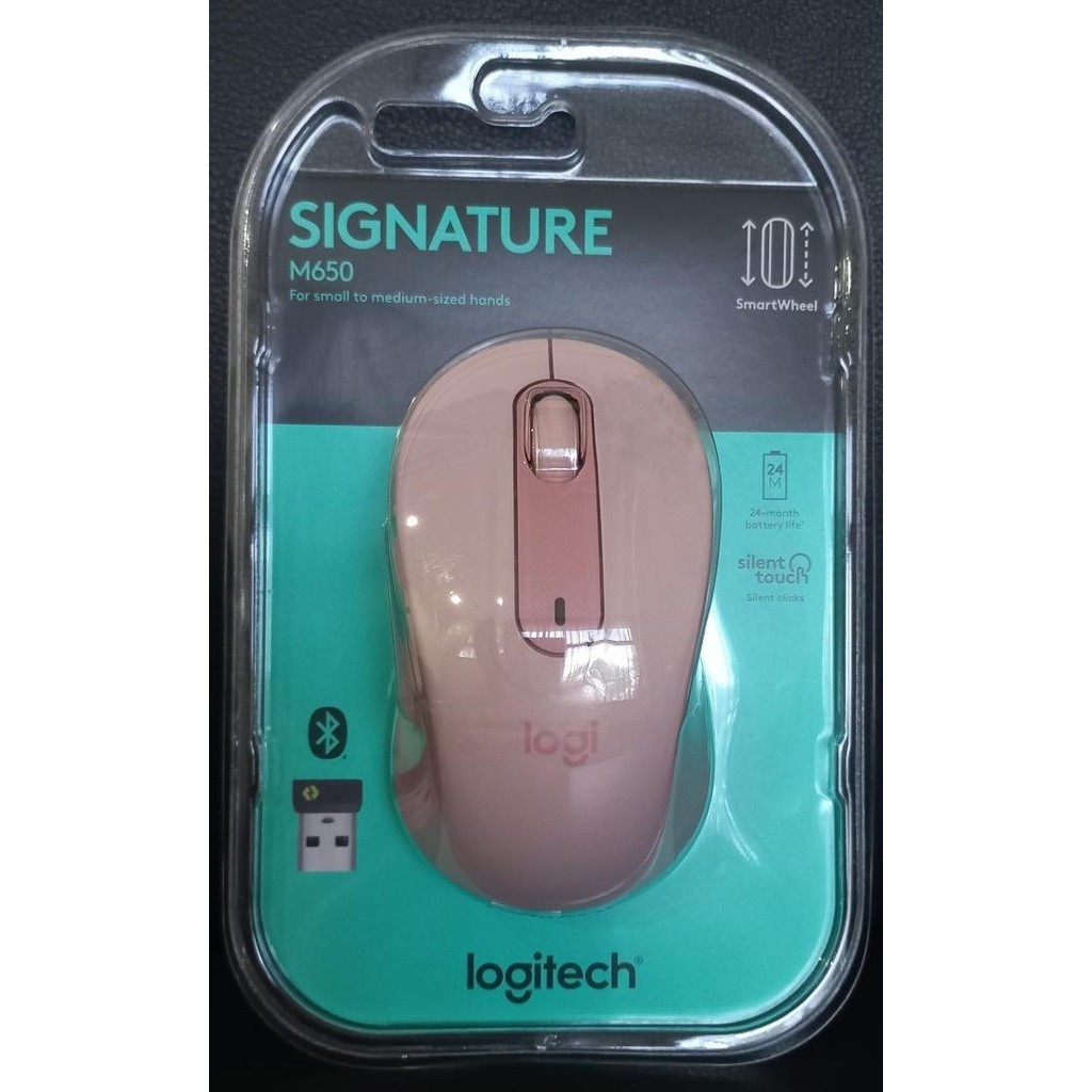 Jual Logitech Signature M650 M 650 L Mouse Wireless Bluetooth Silent ...