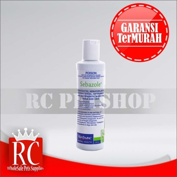 Jual Shampoo Jamur Kucing & Anjing Virbac Sebazole 250 Ml | Shopee ...