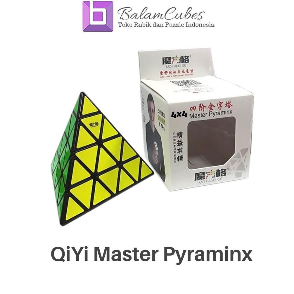 Jual Mainan Anak Rubik Master Pyraminx Qiyi Master Pyraminx 4X4 Qiyi Master Pyraminx Master ...