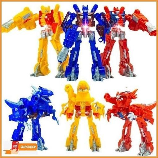 Jual Promo Mainan Robot Transformer 2In1 Trans Mutation Berubah ...