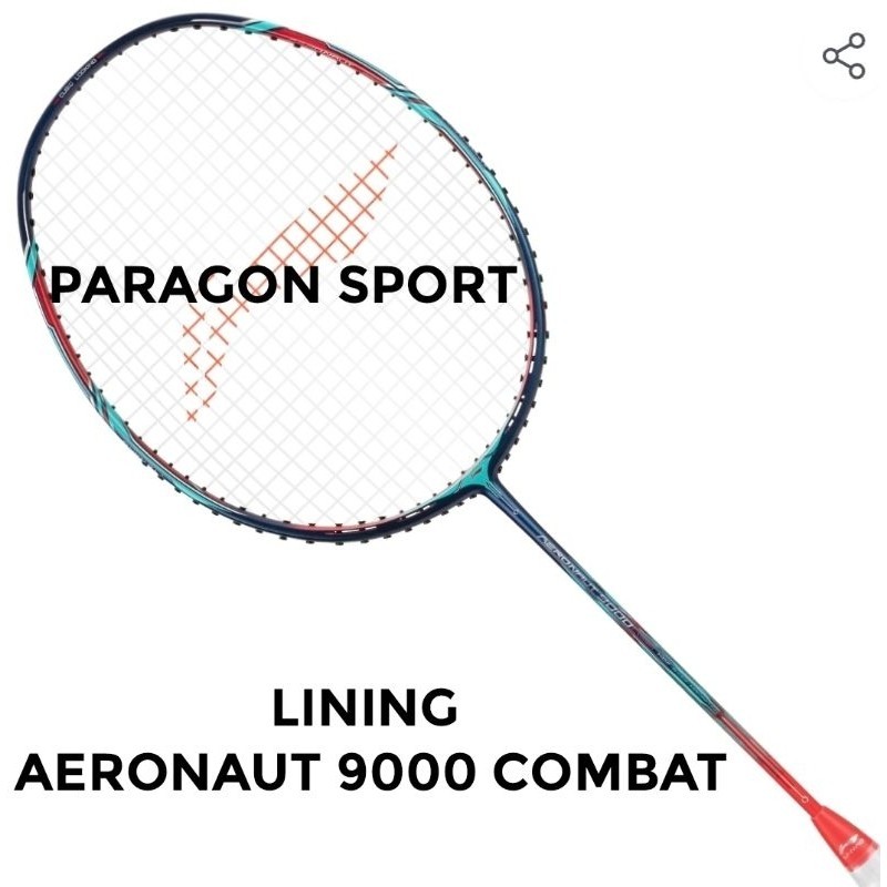 Jual Raket Badminton Lining AERONAUT 9000C FULL SET/ 9000 C ORIGINAL100 ...
