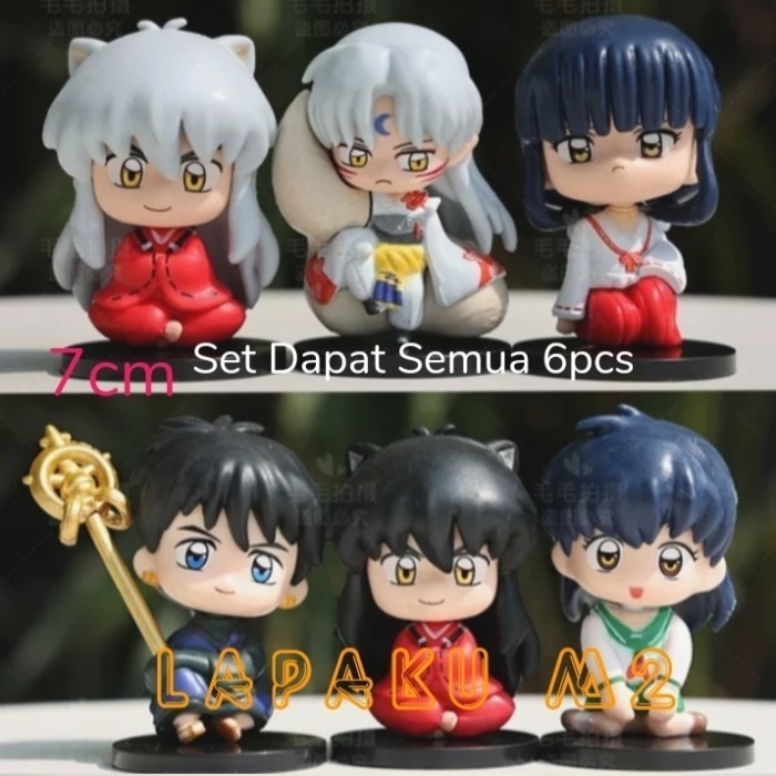 Jual Action Figure Inuyasha Kagome Kikyo Set 6Pcs | Shopee Indonesia