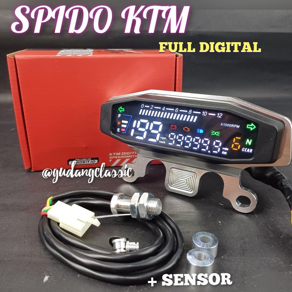 Jual SPEDO KTM SPEEDOMETER KTM SPIDO KTM SPEDO MINI DIGITAL CB GL MP ...