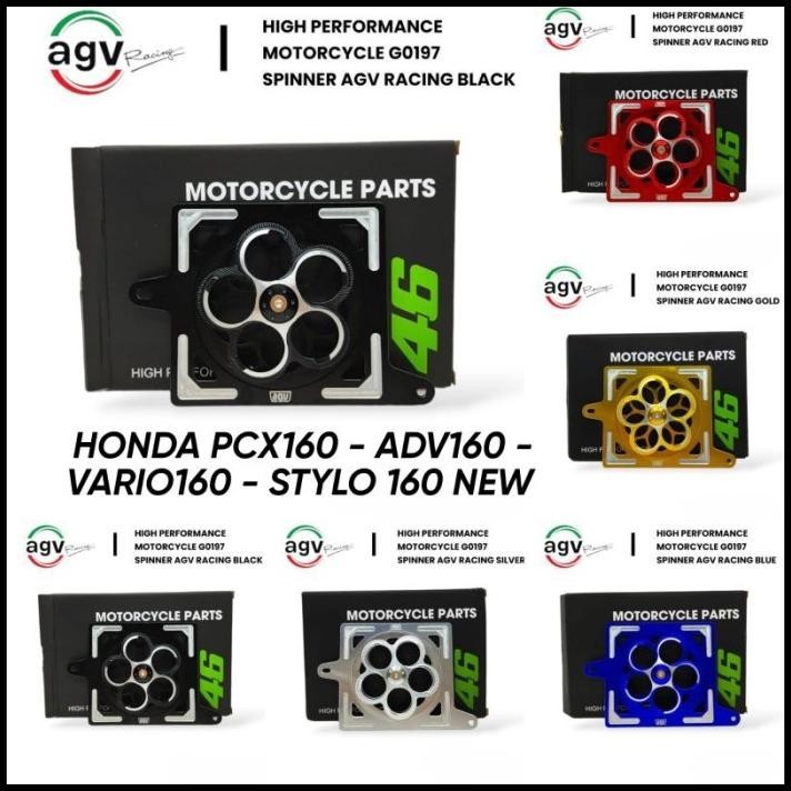 Jual Agv Cover Spinner Radiator Full Cnc For Pnp Stylo New Vario160 ...