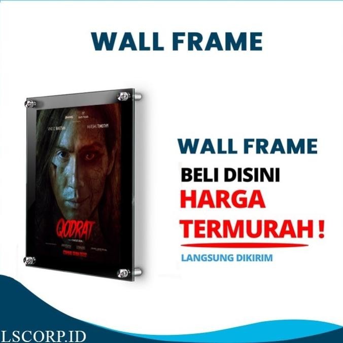 Jual Akrilik Dinding A1 2 mm Wall Frame Poster Acrylic Dinding Tempel ...