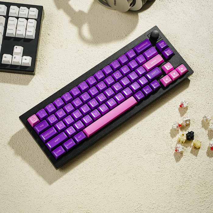 Jual Keycaps Ungu Purple For Mechanical Keyboard QSA Mirip SA Profile ...