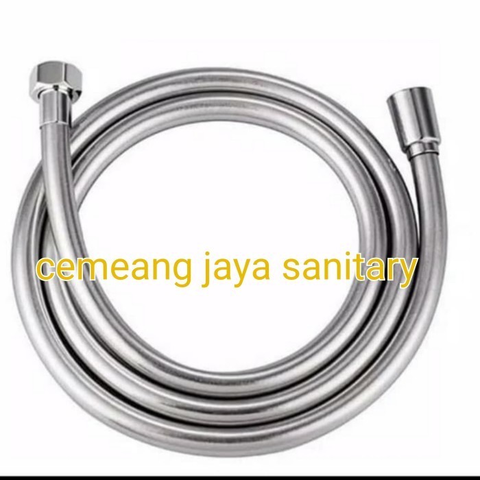 Jual SLANG SHOWER ABU-ABU PANJANG 150CM/TOILET/SHOWER MANDI/JET SHOWER ...