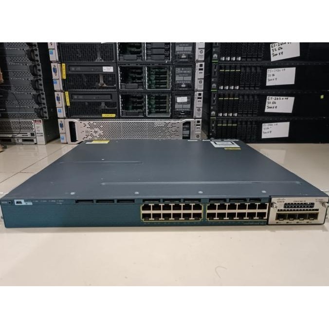 Jual Cisco Catalyst 3560X Switch 24 Port Gigabit PoE+ WS-C3560X-24P-L ...