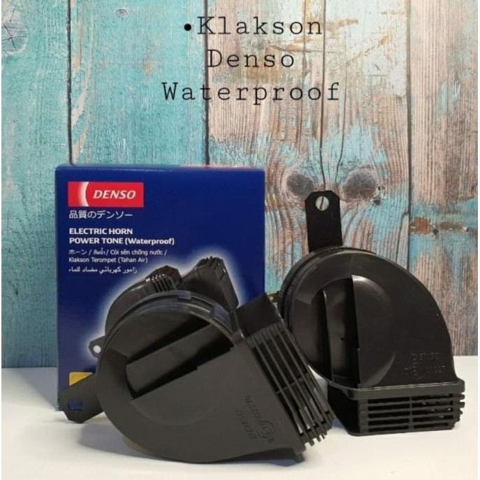 Jual KLAKSON DENSO WATERPROOF 12V + KABEL SET RELAY BOSCH DB3500 ...