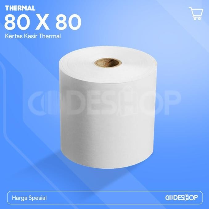 Jual Kertas Thermal 80 x 80 mm ECO Receipt Termal Printer 80mm (5 Roll ...