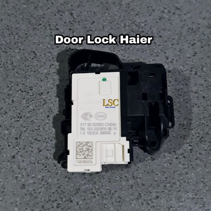 Jual DOOR LOCK MESIN CUCI PANASONIC ZV 447 SANYO AQUA DOORLOCK HAIER ...