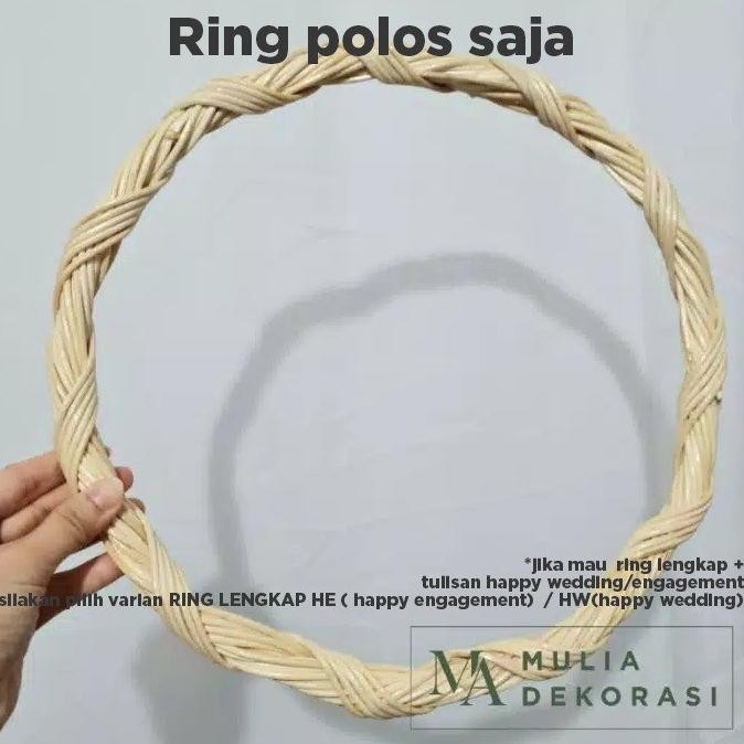 Jual DCF Ring Rotan Lingkaran Dekorasi Backdrop Lamaran Nikahan ...
