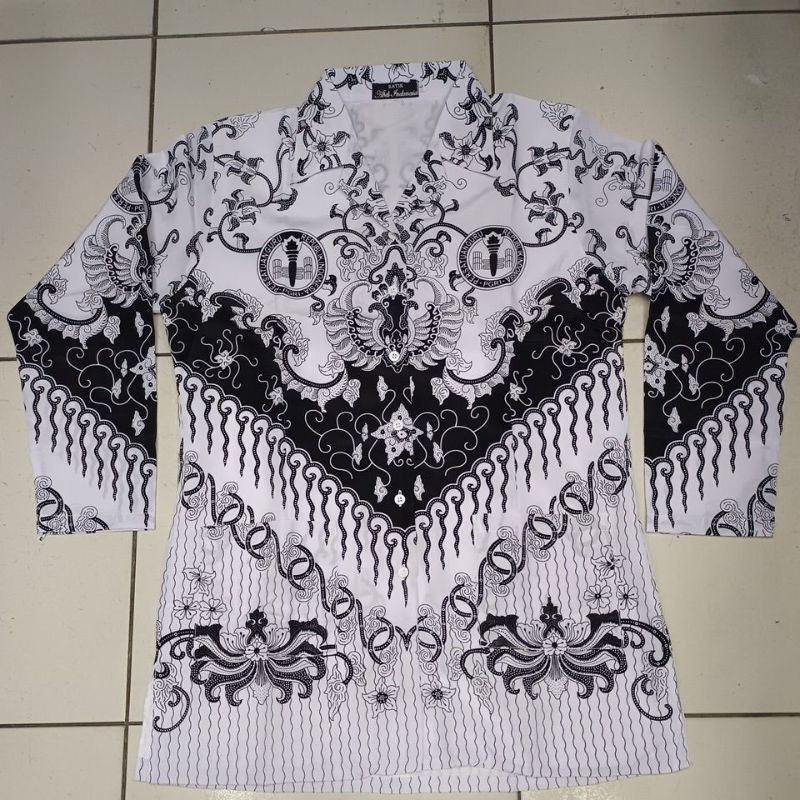 Jual Baju Pgri Dan Pns Batik Pgri Kusuma Bangsa Dan Gunung Jati Full Puring Hero Pria And Wanita