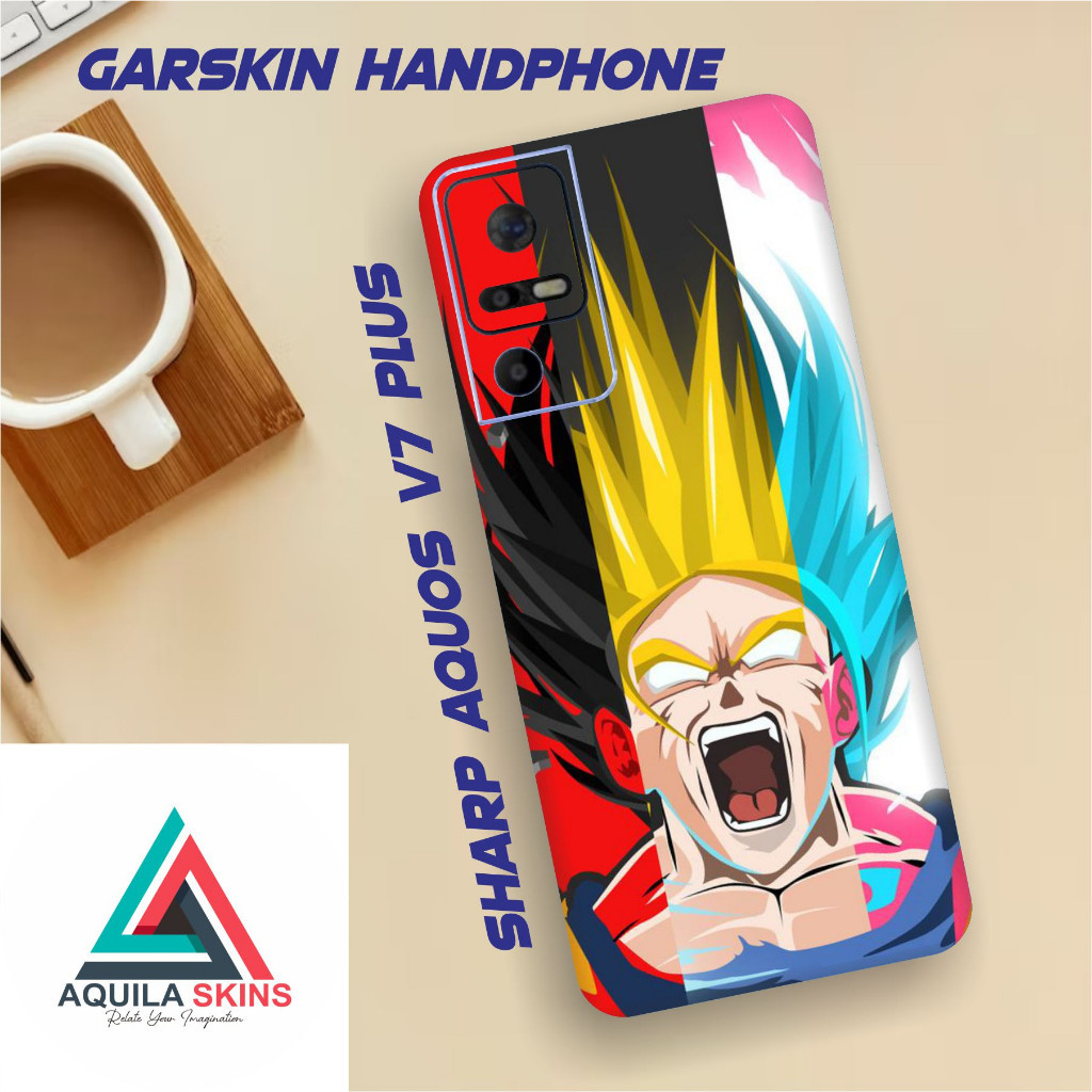 Jual Garskin Hp Skin Handphone SHARP AQUOS V7 PLUS custom isi 2 pcs ...
