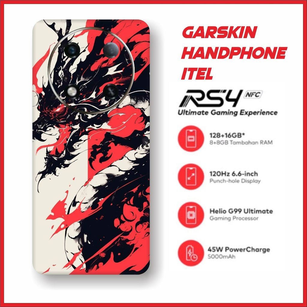 Jual Skin handphone garskin hp ITEL RS4 Custom gambar isi 2 | Shopee ...