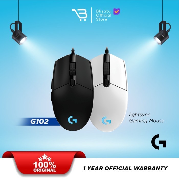Jual Ready Logitech G102 v2 / G 102 Lightsync Gaming Mouse | Shopee Indonesia