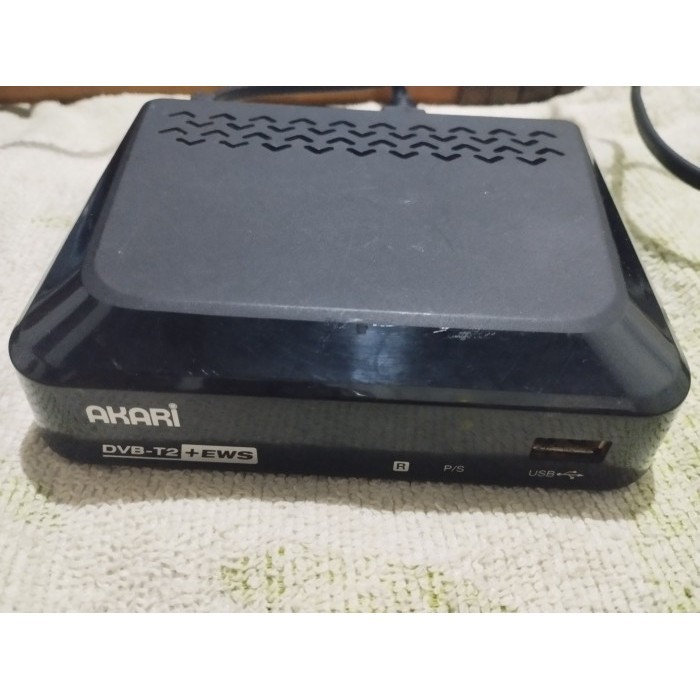 Jual Akari Set Top Box ADS 210 ADS210 Digital Receiver DVB T2 (bekas ...