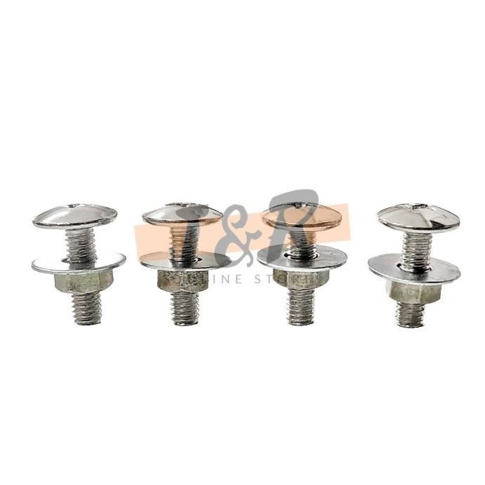 Jual Baut Cover Plat Motor 1 set ( 4 pcs ) | Shopee Indonesia