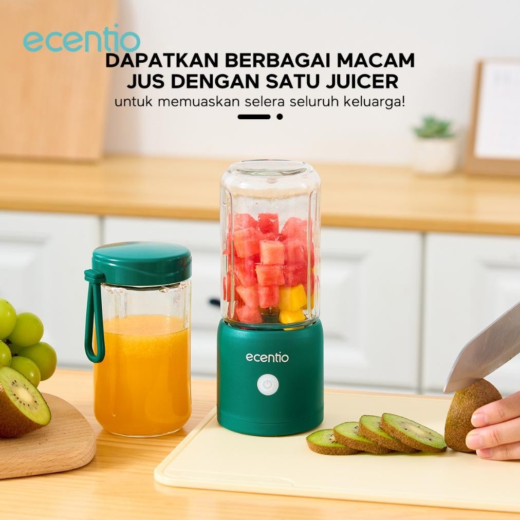 Jual YUI ecentio Blender Portable Mini Juice kaca Blender 10/8/6 Pisau Juicer Portable Usb ...