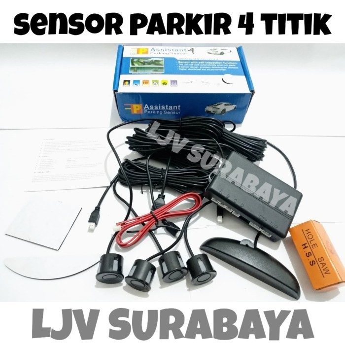 Jual Sensor Mundur / Sensor Parking 4 Titik Dengan Lcd Indikator ...