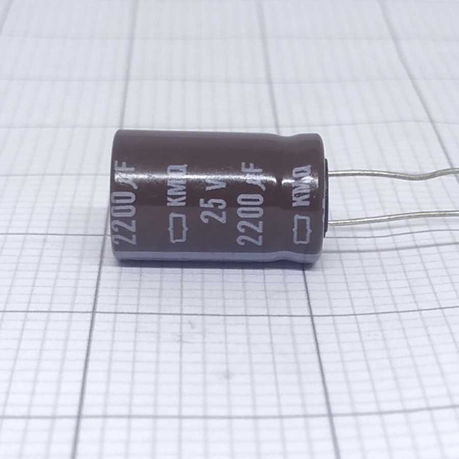 Jual Elco 2200uf 25v / Kapasitor Elco 2200uf 25v / Elco 2200 - 25V KMQ ...