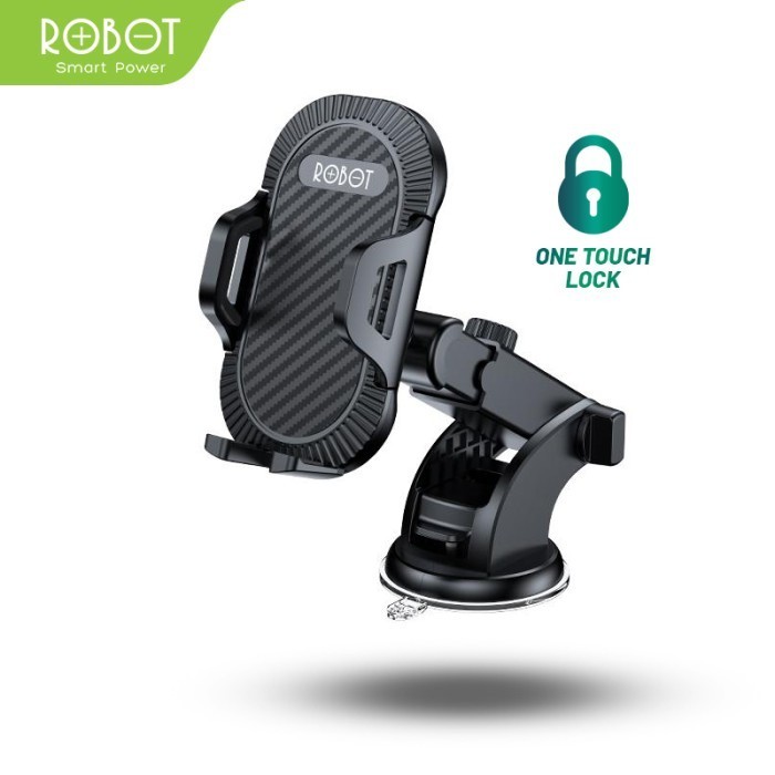 Jual ROBOT RT-CH12 Suction Cup Automatic Lock 360 Universal Car Holder ...