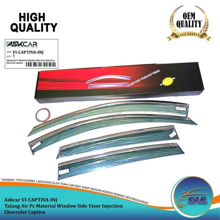 Jual Talang Air Pc Material Window Side Visor Injection Chevrolet ...