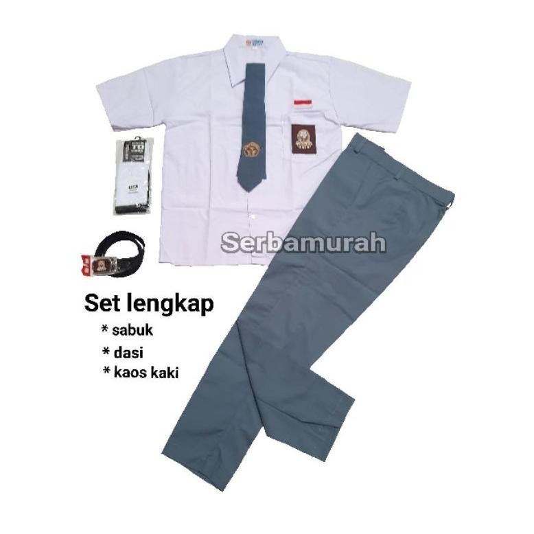 Jual rt-342 setelan seragam sekolah SMA baju seragam sma putih abu ...