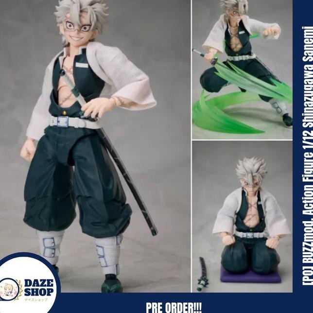 Jual [Po] Buzzmod. Action Figure 1/12 Shinazugawa Sanemi - Kimetsu No ...