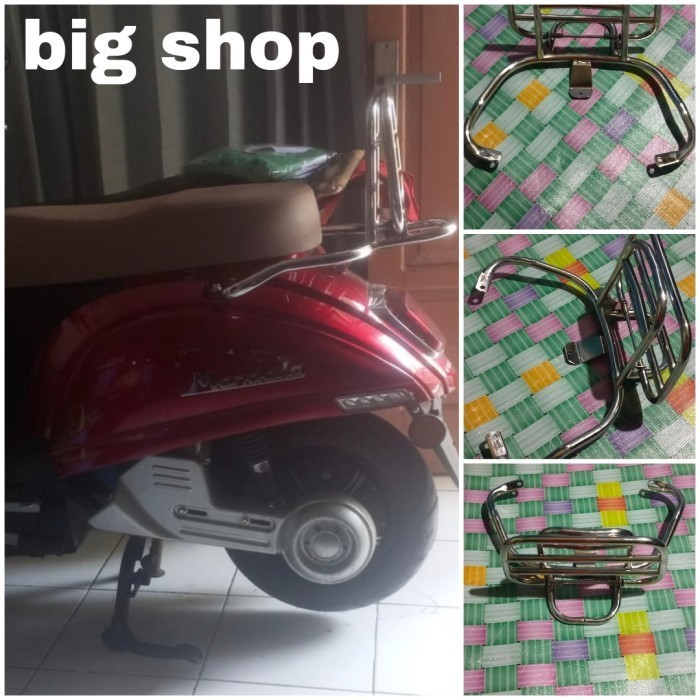 Jual Behel Sandaran Belakang Plus Busa Sandaran Motor Listrik Volta ...