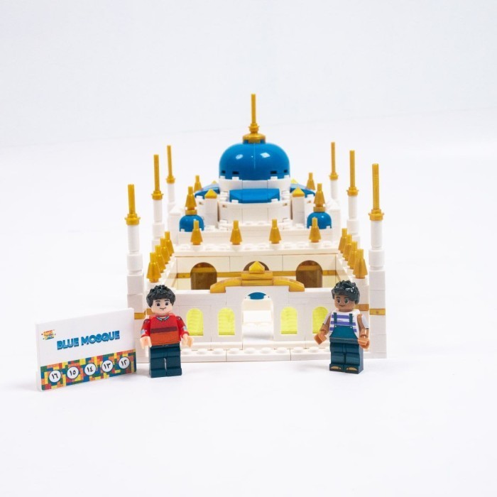 Jual LEGO BENTUK MASJID AL QOLAM MASJIDIL HARAM MASJID BLUEHAFIZ BRICK ...
