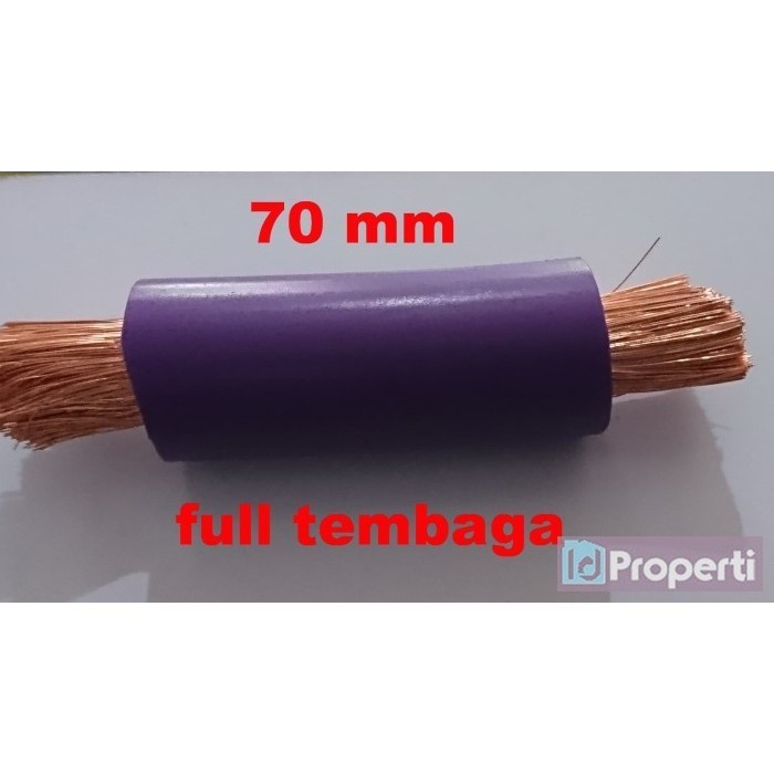 Jual Unoflex Kabel Las 70mm 600V Full Tembaga Copper Flexible Welding ...