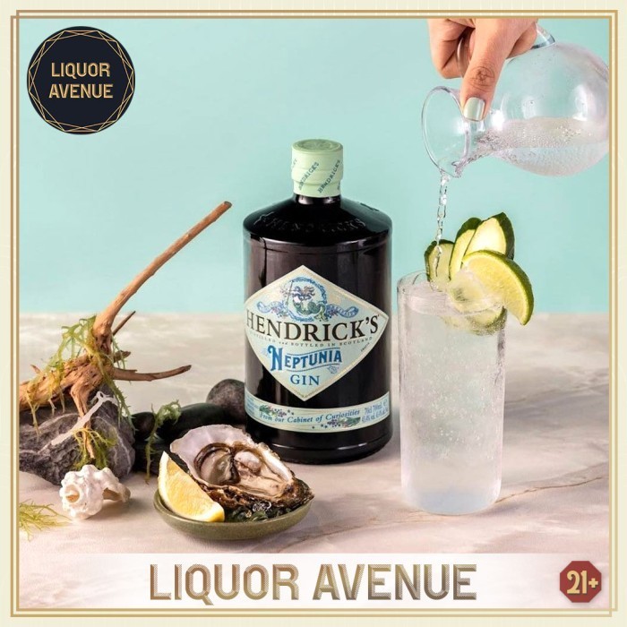 Jual Hendricks Neptunia Gin 700Ml + 3 Can Tonic Ter | Shopee Indonesia