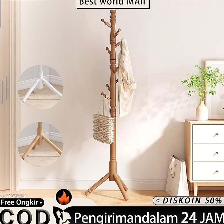 Jual STAND HANGER Hanger Topi Baju GANTUNGAN TAS Tas Berdiri ...