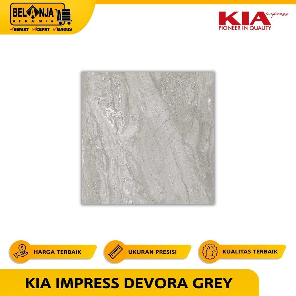 Jual Kia Impress Ft 40X40 Devora Grey Kw1 | Shopee Indonesia