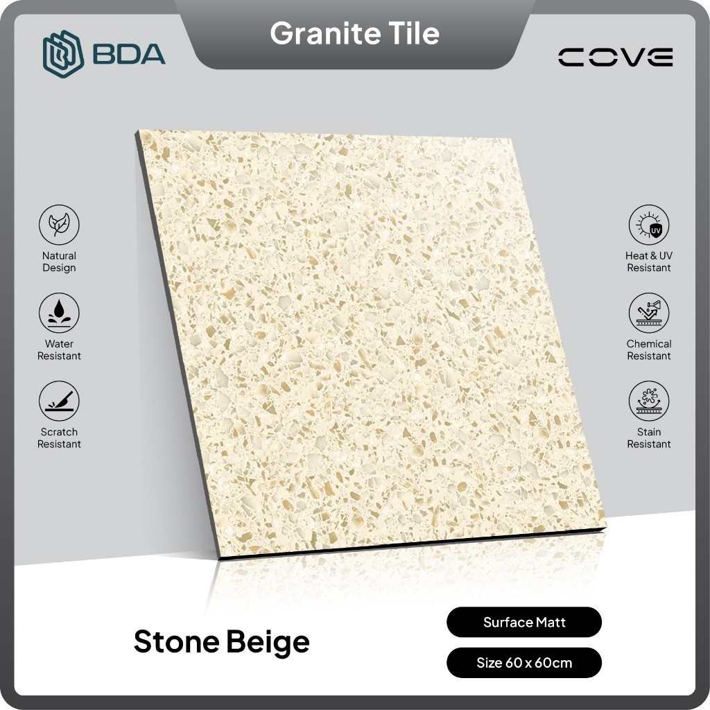 Jual Cove Granite Tile Stone Beige 60x60 Granit Lantai Kasar Outdoor ...
