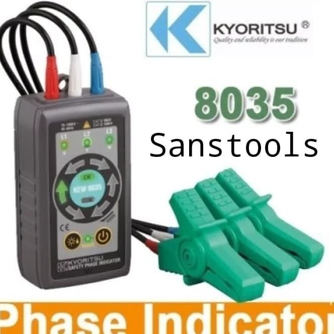 Jual Kyoritsu 8035 Safety Non-Contact Phase Indicator Alat Ukur Arus 3 ...