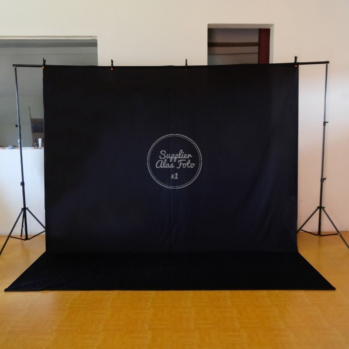 Jual Backdrop studio fotografi / kain background photo studio green ...