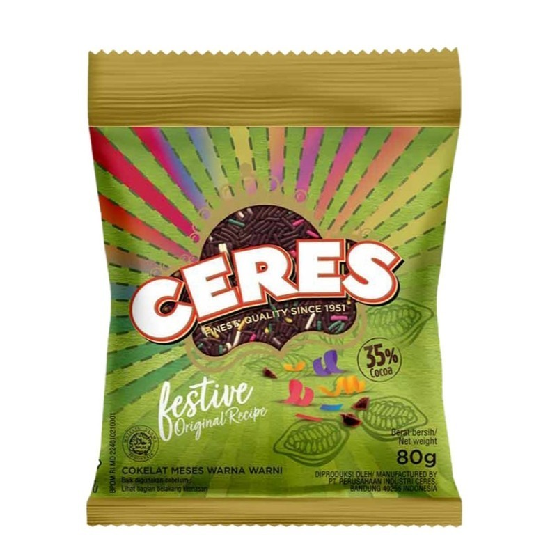 Jual CERES Hagelslag Cokelat Meises Festive 80 g | Shopee Indonesia
