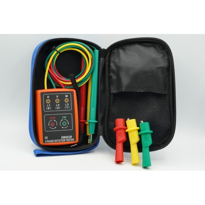Jual Sm852B Digital 3 Three Phase Sequence Rotation Indicator Tester ...