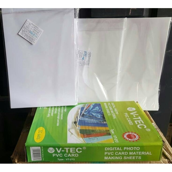 Jual Jual Pvc Id Card Vtec White 0,76 Pvc Id Card Ori Merk Vtec ...