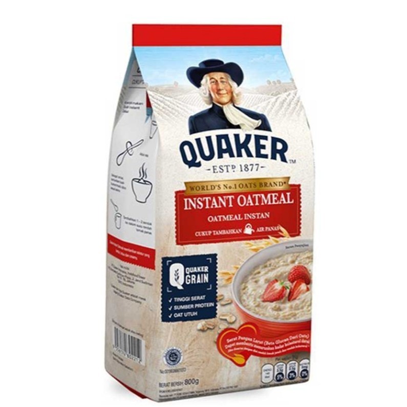 Jual QUAKER Instant Oatmeal 800 g | Shopee Indonesia