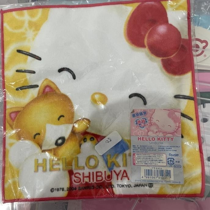 Jual hello kitty handkerchief shibuya / saputangan hello kitty | Shopee ...