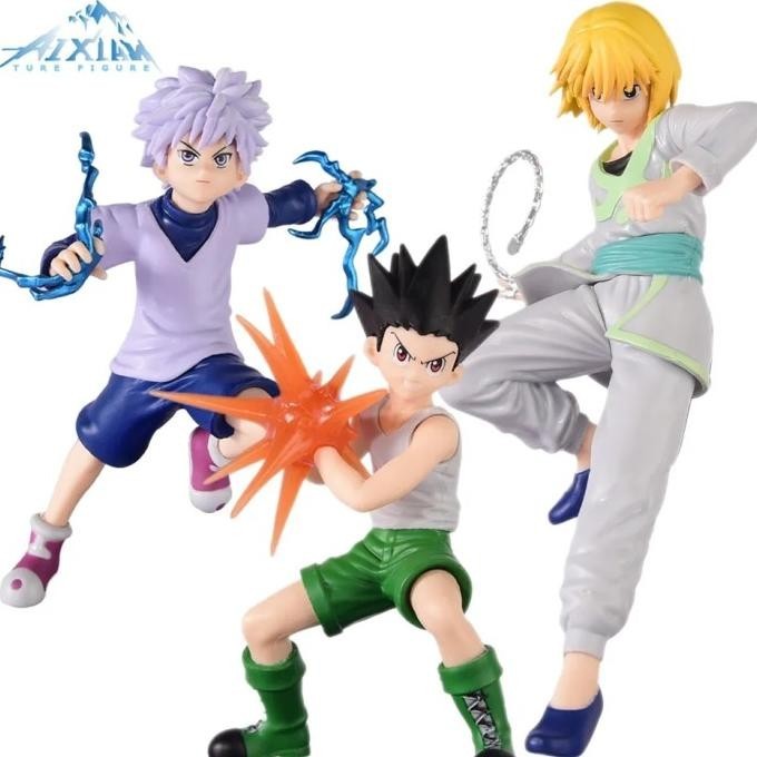 Jual Action Figure Hunter X Hunter Gon Freecss Kurapika Killua zoldyck Pvc | Shopee Indonesia