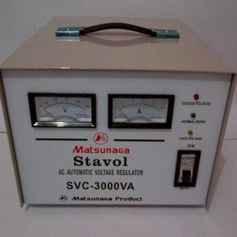 Jual Stabilizer Matsunaga 3000Watt/Travol Matsunaga Svc 3000 Va Terbaru | Shopee Indonesia