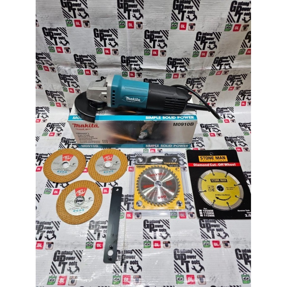 Jual Mesin Gurinda Gerinda Tangan Makita Gurinda Angle Grinder 4'' 4In ...