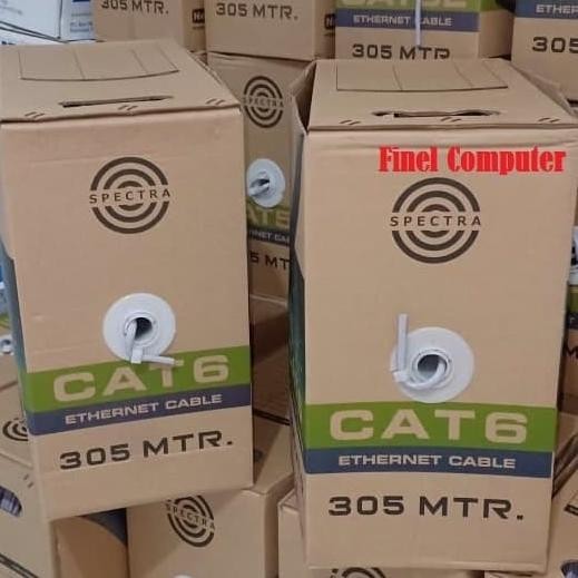 Jual Kabel LAN UTP Cat6 Spectra 1 Box 305 Meter | Shopee Indonesia