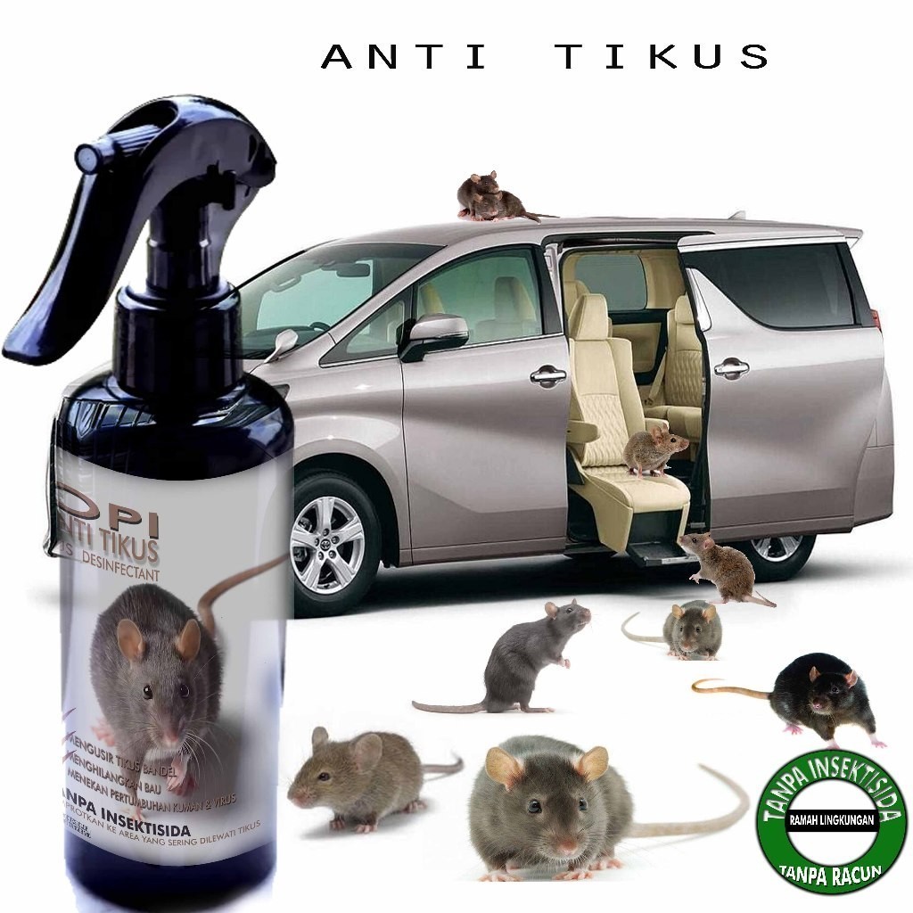 Jual bukan racun tikus tapi cairan spray anti tikus mengusir tikus ...