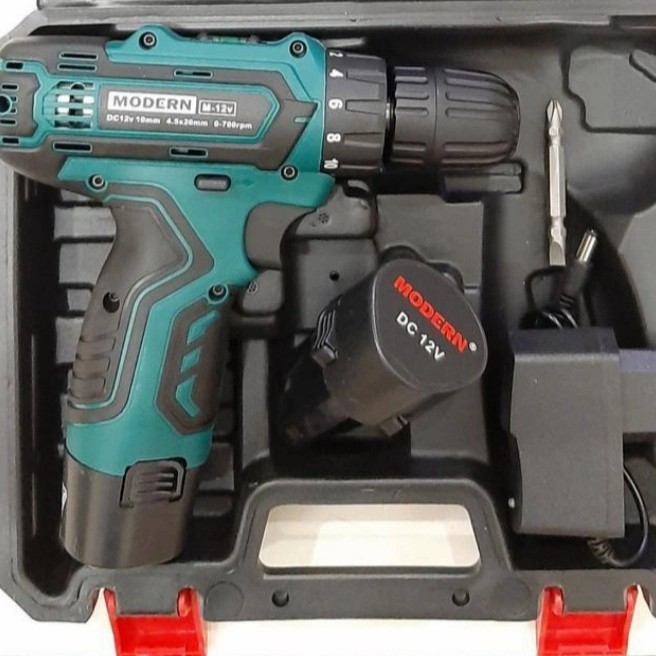 Jual Modern M-12V R Cordless Drill Tanpa Kabel M12V 12V | Shopee Indonesia